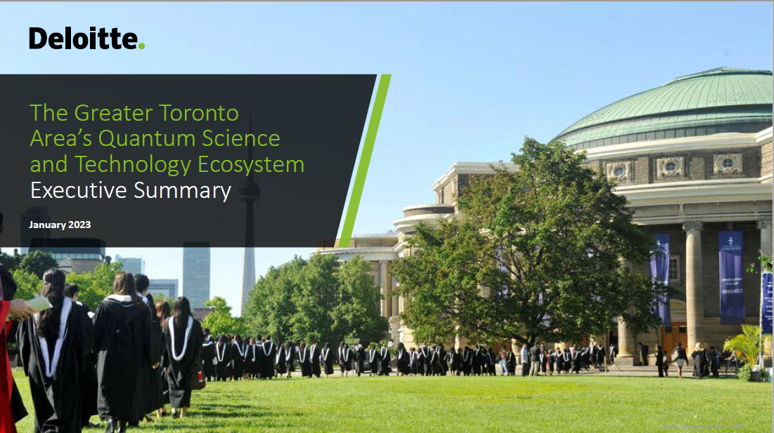 The Greater Toronto Area's Quantum Science and Technology Ecosystem ...